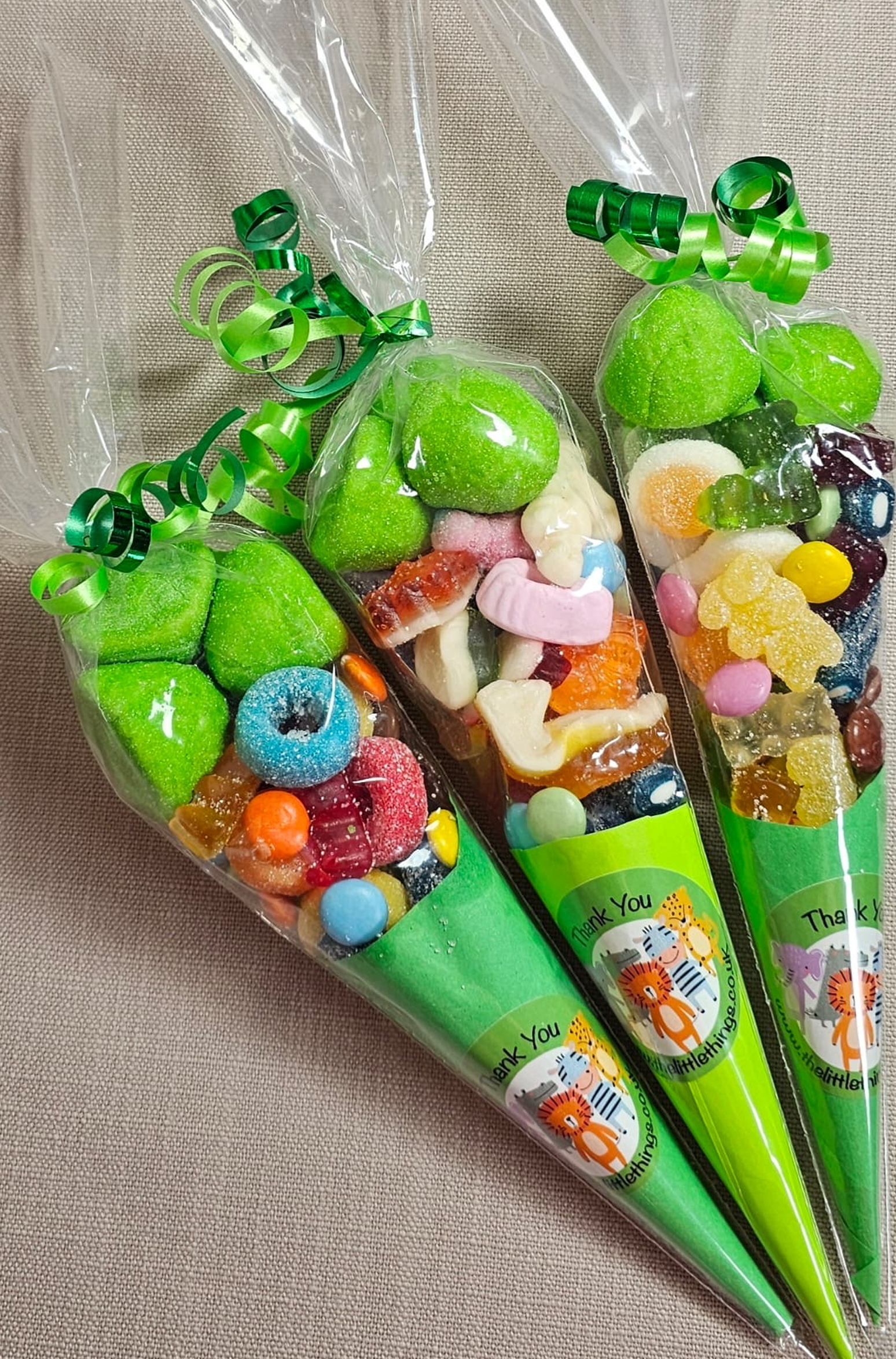 Pre Filled Animal Sweet Cones | Party Bags/Favors for Kids UK – The ...