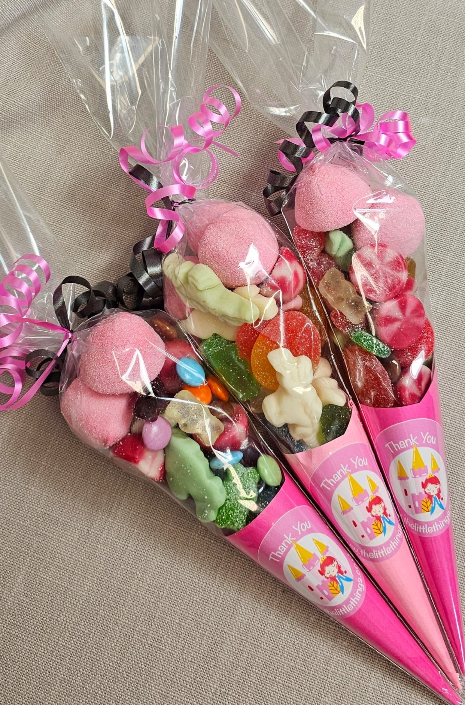 Pre Filled Princess Sweet Cones | Party Bags/Favors for Kids UK – The ...